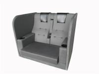 China Counterweight Mechanism Movie Theater Couches Rust Proof High Wear Resistance for sale