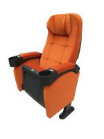 China Fashion Popular Movie Lounge Chairs , Cinema Theatre Seats High Elasticity Foam for sale