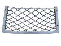China Black Color Bus Seat Accessories Magazine Net Mesh Bag High Strength for sale