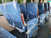 China Coaster Armrest Mini Bus Passenger Seat With 3 point Belt for sale
