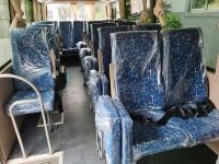 China Coaster Armrest Mini Bus Passenger Seat With 3 point Belt for sale
