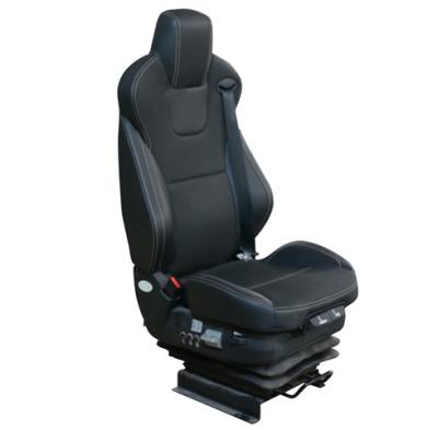 China Comfortable Luxury Bus Driver Seat Ergonomic Curve With Headrest Safe Belt for sale