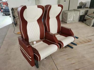 China 2+1 Layout Stable Reclining Luxury Coach Seats With USB Charger for sale