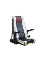 China Leather  Replacment Toyota Coaster Folding Bus Seat Side Sliding for sale