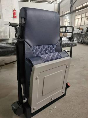 China Slidable Folding Jump Conductor Seat For Tourist Bus 2+1 Layout for sale