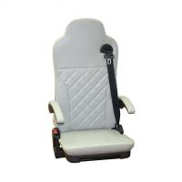 China OEM Bus Foldable Guide Seats Tourist 510mm Fabric Cloth for sale