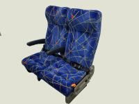 China Custom Size Bus Passenger Seats Seat Textile Fabric Classic Style for sale