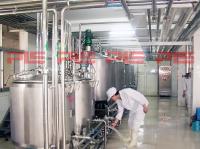 China PLC Control Yoghurt Processing Line 304 Stainless Steel Body Material for sale