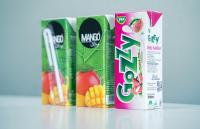 China 200ml Slim Aseptic Carton Filling Machine 7500PPH for Milk, with Straw Applicator for sale