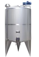 China SUS 304 Milk Storage Tank , Stainless Steel Mixing Tank For Dairy Products for sale