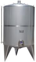 China Single Layer Liquid Storage Tank Sanitary Stainless Steel Materials for sale