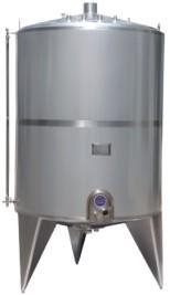 China Single Layer Liquid Storage Tank Sanitary Stainless Steel Materials for sale