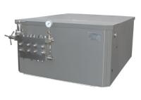 China Large Scale Horizontal High Pressure Homogenizer With Manual Pressure Adjustment for sale