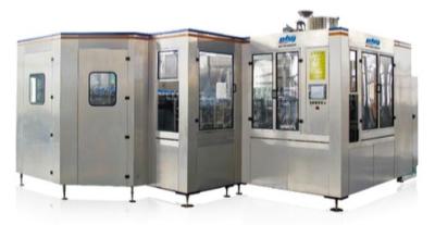 China Plastic Screw Cap Pure Water Filling Machine 3 In 1 Washing Filling Capping for sale