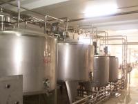 China PLC Control Yoghurt Processing Line 304 Stainless Steel Body Material for sale