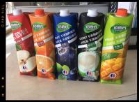 China 1000ml Prisma Laminated Aseptic Milk Packing Material with 7 Layers for sale