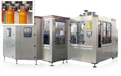 China UCRRGC Series PET Bottle Filling Machine For Warm Filling Orange Juice for sale