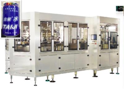 China 330ml Aluminum Can Filling Machine , Drink Canning Machine With Sealing Function for sale