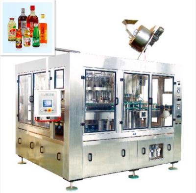 China PLC Auto Control Glass Bottle Filling Line With Stable Performance for sale