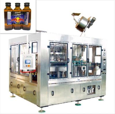 China Excellent Performance Auto Glass Bottle Filling Line For Energy Drink for sale