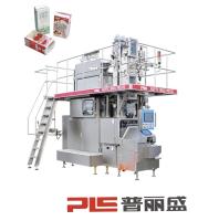 China 6000 PPH 200ml Slim Aseptic Carton Filling Machine For Milk for sale
