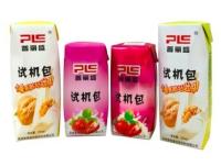 China 6000PPH 250ml Prisma Aseptic Carton Filling Machine for Milk with Automatic PLC Control for sale
