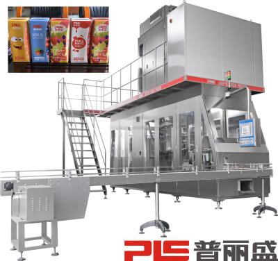 China 16000 PPH 200ml Slim Leaf Aseptic Carton Filling Machine for Milk for sale