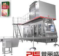 China 6000 PPH 1000ml Base Aseptic Carton Filling Machine with Automatic PLC Control for Juice for sale