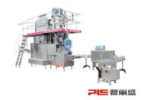 China 7500 PPH 200ml Slim Leaf Aseptic Carton Filling Machine with Straw Applicator for Juice for sale