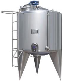 China Double Layer Storage Tank Liquid Storage With Heat Preservation Materials for sale