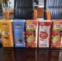 China 7 Color 200ml Slim Leaf Aseptic Packaging Materials with Sealing Strip for sale
