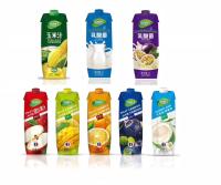 China 1000ml Prisma Laminated Aseptic Milk Packing Material with 7 Layers for sale
