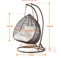 China CE BSCI Outdoor Indoor Garden Patio Swing Chair 3 Seater For Hotel And Garden for sale