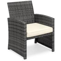 China Waterproof Weather Resistant Aluminum Frame Modern Brown PE Rattan Woven Sofa Chair Coffee Table Sets for sale