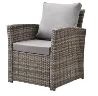 China High Quality Aluminum Frame Modern PE Rattan Woven Wicker Handmade Sofa Coffee Table Set Outdoor Indoor Furniture for sale