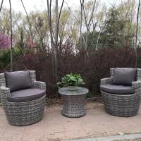 China Outdoor Vase Folding Design Outdoor Dining Table And Chairs PE Rattan Best Design Colorful Indoor Furniture Set for sale