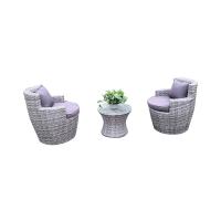 China Outdoor Vase Folding Design Outdoor Dining Table And Chairs PE Rattan Best Design Colorful Indoor Furniture Set for sale
