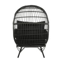 China ODM OEM Hanging Patio Swing Chair Outdoor Indoor Garden PE Rattan Swing Chair for sale