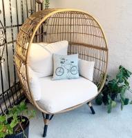 China ODM OEM Hanging Patio Swing Chair Outdoor Indoor Garden PE Rattan Swing Chair for sale