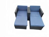 China Modern Free combination  Rattan Sofa Settee Table Chairs Sets UV And Waterproof For Outdoor Indoor Relaxation Furniture for sale