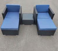 China Modern Free combination  Rattan Sofa Settee Table Chairs Sets UV And Waterproof For Outdoor Indoor Relaxation Furniture for sale