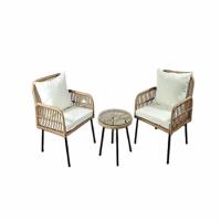 China Woven Cool Rattan Garden Table Chairs Elegant Coffee Sofa Outdoor Furniture for sale