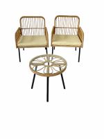 China Woven Cool Rattan Garden Table Chairs Elegant Coffee Sofa Outdoor Furniture for sale
