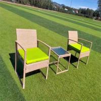 China Handmade Rattan Woven Coffee Table Chair For Outdoor Dining And Relaxing Table Chair Ottoman Furniture Sets for sale