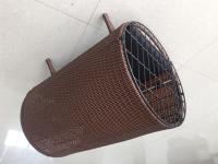 China CE BSCI Rattan Pet With Cushion Flat Round Rattan For Cat Dog Pet House Kennel Outdoor Furniture for sale