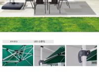 China ODM OEM Big Size Square Patio Umbrella Large Solar Umbrella Outdoors Hotel Garden Sunshades Beach Led for sale