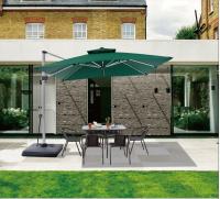 China ODM OEM Big Size Square Patio Umbrella Large Solar Umbrella Outdoors Hotel Garden Sunshades Beach Led for sale