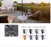 China Large Cantilever Patio Umbrella Handle Offset Sunroof Garden UV Protection Terrace Umbrella for sale