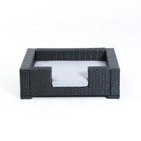 China Indoor Pet Couch Pad Rattan Wicker Pet Bed Four Feet Breathable Dog Seat Sofa Small Animals Bed Cats Mats for sale