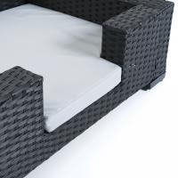 China Indoor Pet Couch Pad Rattan Wicker Pet Bed Four Feet Breathable Dog Seat Sofa Small Animals Bed Cats Mats for sale